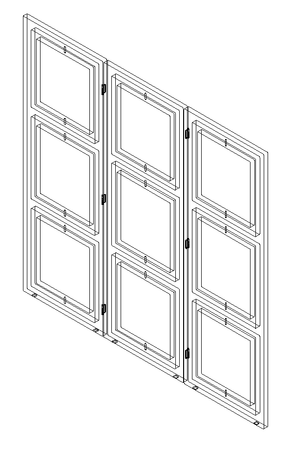 Building Revit Family screen Furniture parametric
