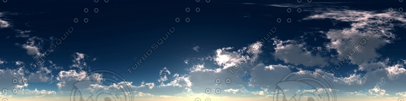 Texture JPEG map 360° sky