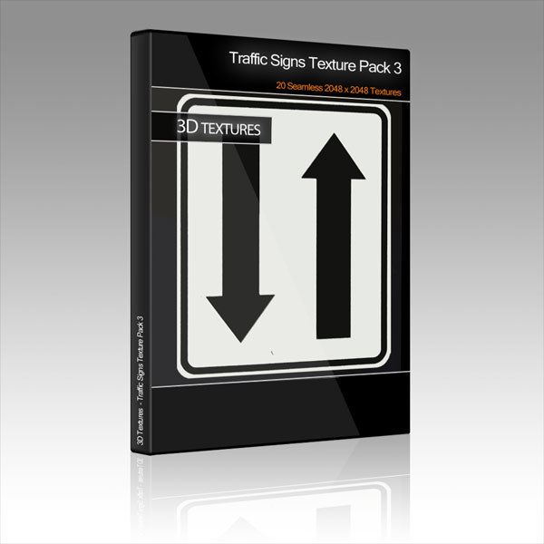 Texture sign marker road