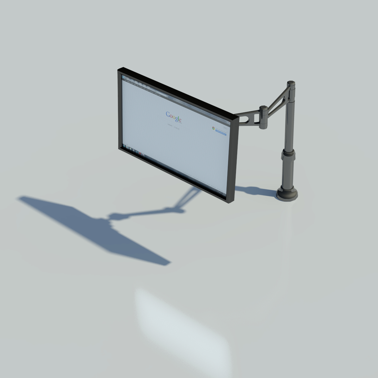 Building Revit Family Humanscale M7 Monitor