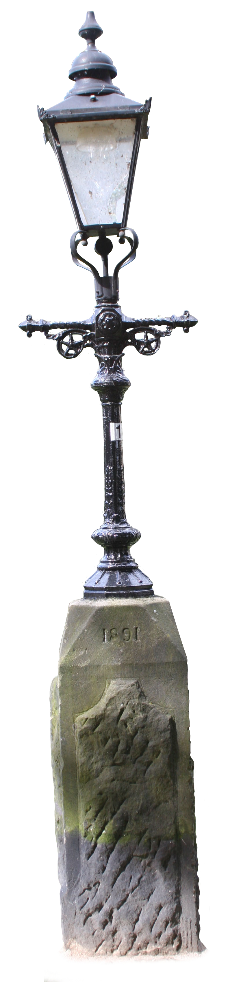 Texture PNG lamp post street