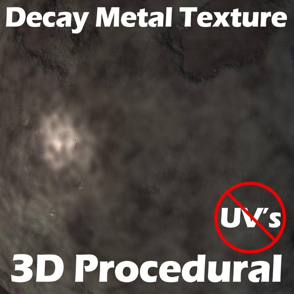 Materials Maya metal decay procedural
