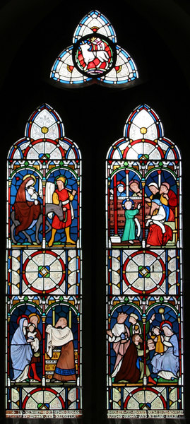 Texture JPEG stained glass church