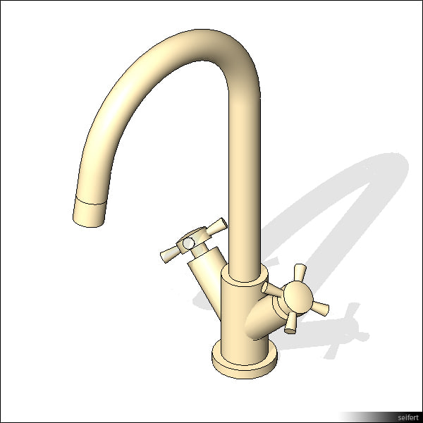 Building Revit Family faucet kitchen bath
