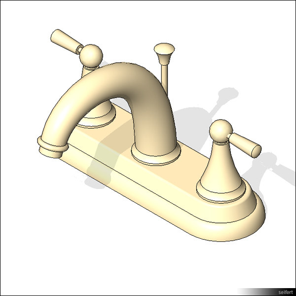 Building Revit Family faucet bath bathroom