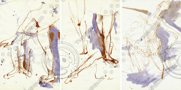 Stock JPEG study ballerina draw