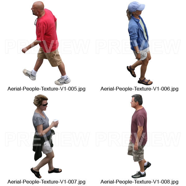 Texture JPEG aerial people texture