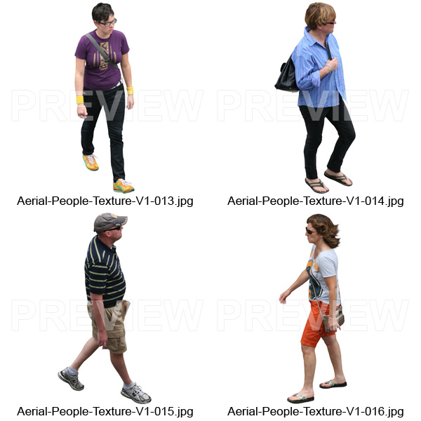 Texture JPEG aerial people texture