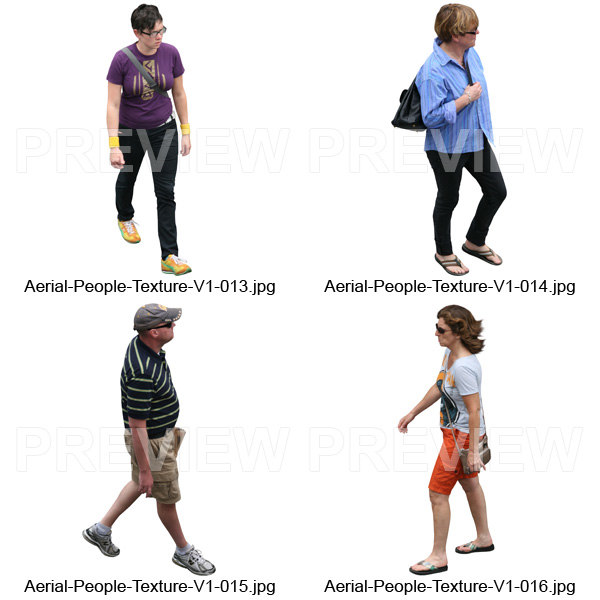 Texture JPEG aerial people texture