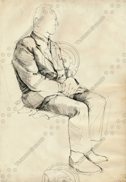 Stock JPEG man draw drawing