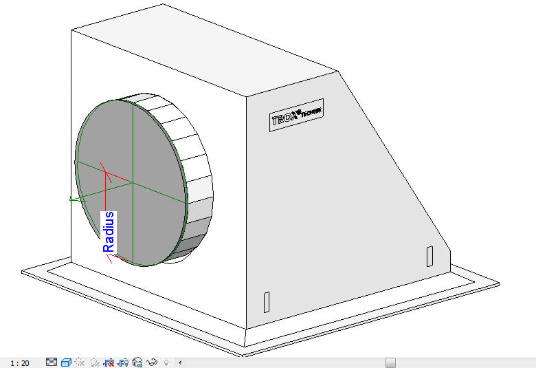 Building Revit Family MEP Diffusers Air