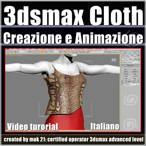 Training AVI cloth 3ds max