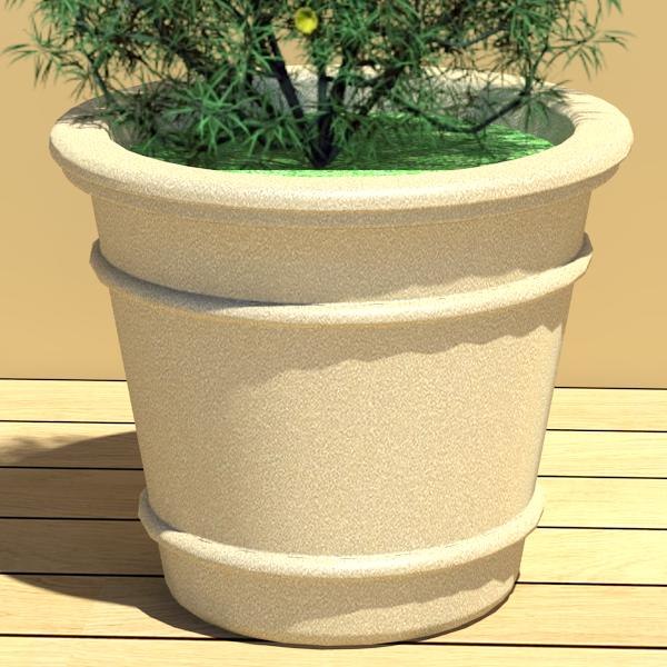 Building Revit Family vase garden Decorative
