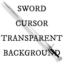 Texture PNG cursor sword game