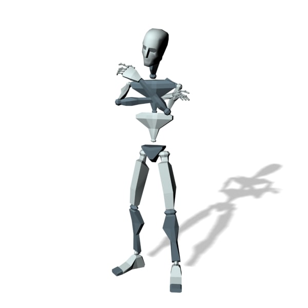 Motion Character Studio Biped stand think capture