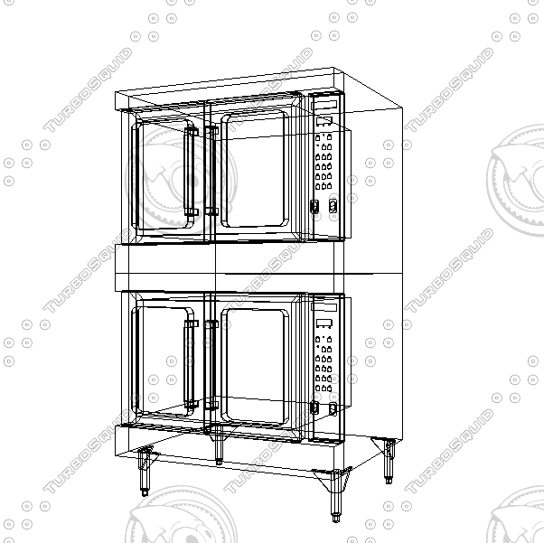 Building Revit Family oven restaurant ovens
