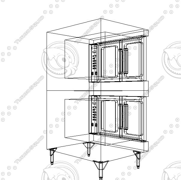 Building Revit Family oven restaurant ovens