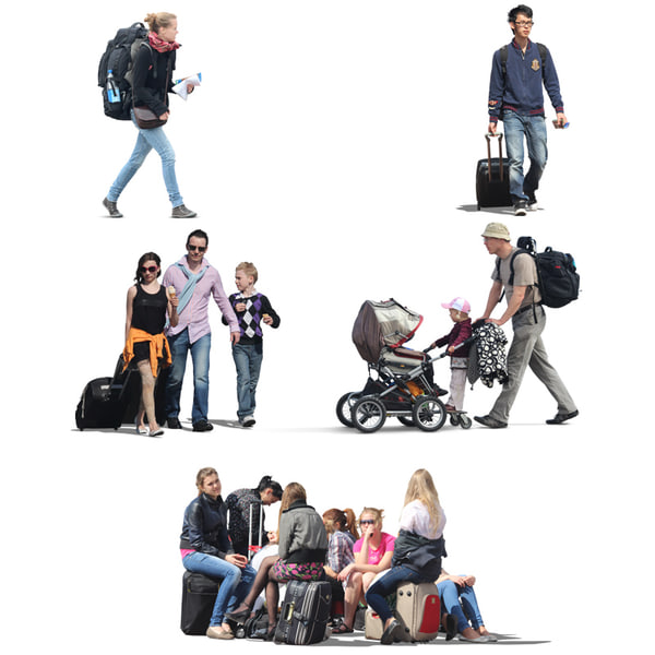 Texture Photoshop travelling travel people