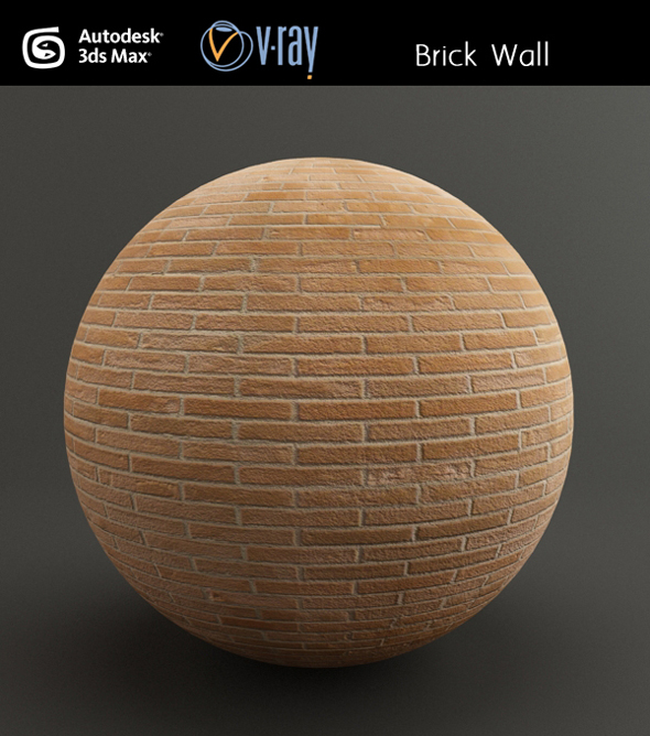 Materials 3ds Max Texture brick wall displace