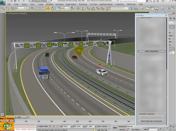 Training Civil 3ds max