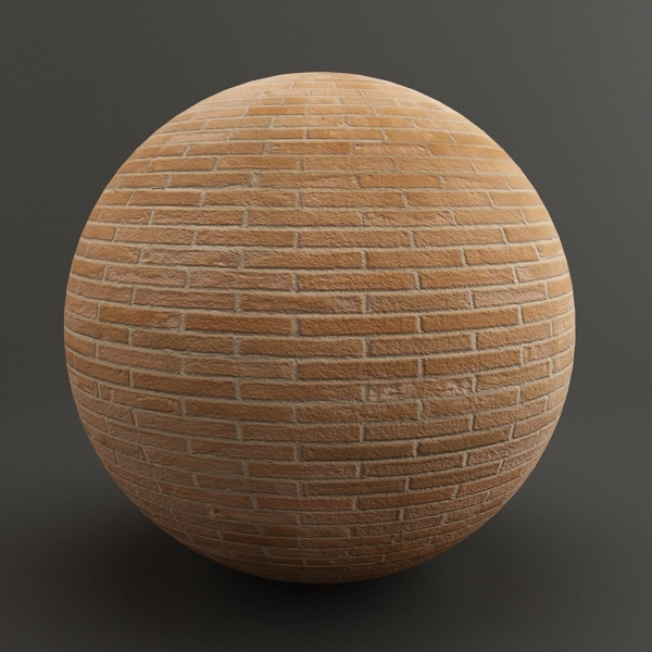 Materials 3ds Max Texture brick wall displace