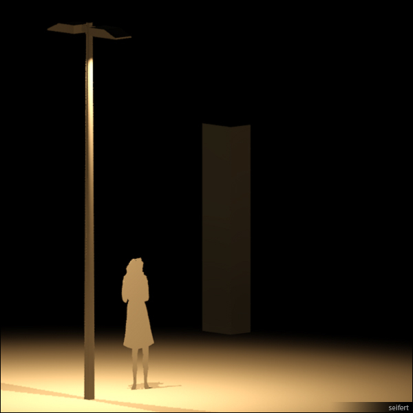 Building Revit Family street lamp lighting