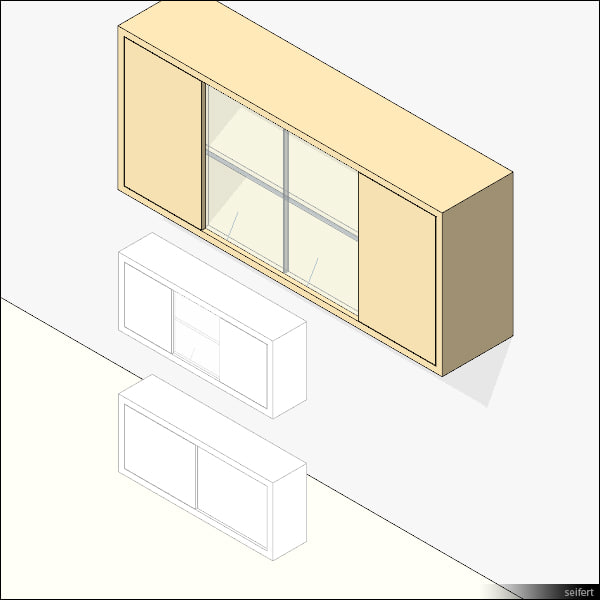 Building Revit Family kitchen unit wall