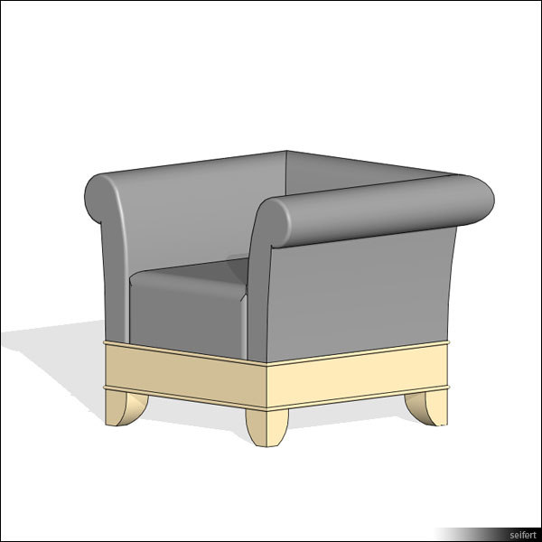 Building Revit Family chair armchair seat