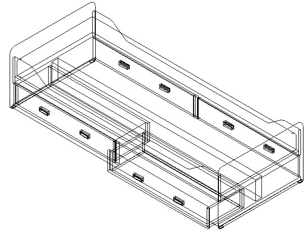Building Revit Family bed bunk Furniture
