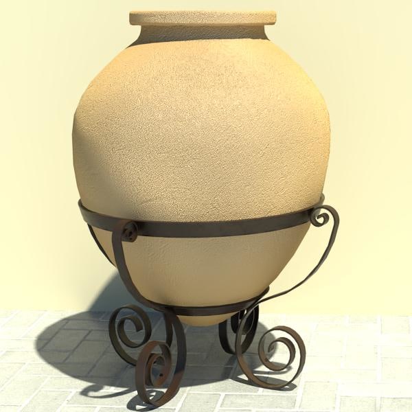 Building Revit Family vase garden Decorative
