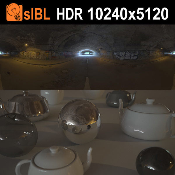 Texture hdr tunnel hdri