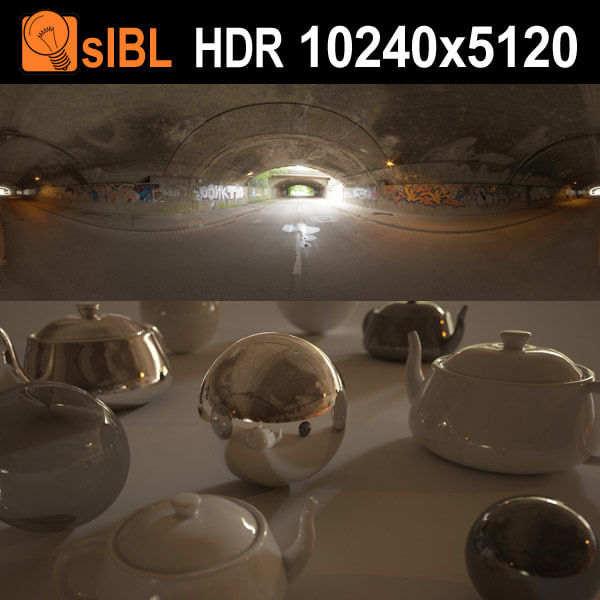 Texture hdr tunnel hdri