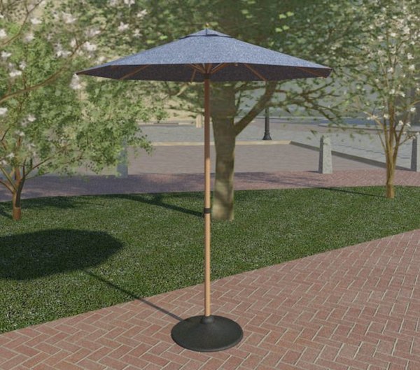 Building Revit Family umbrella patio deck