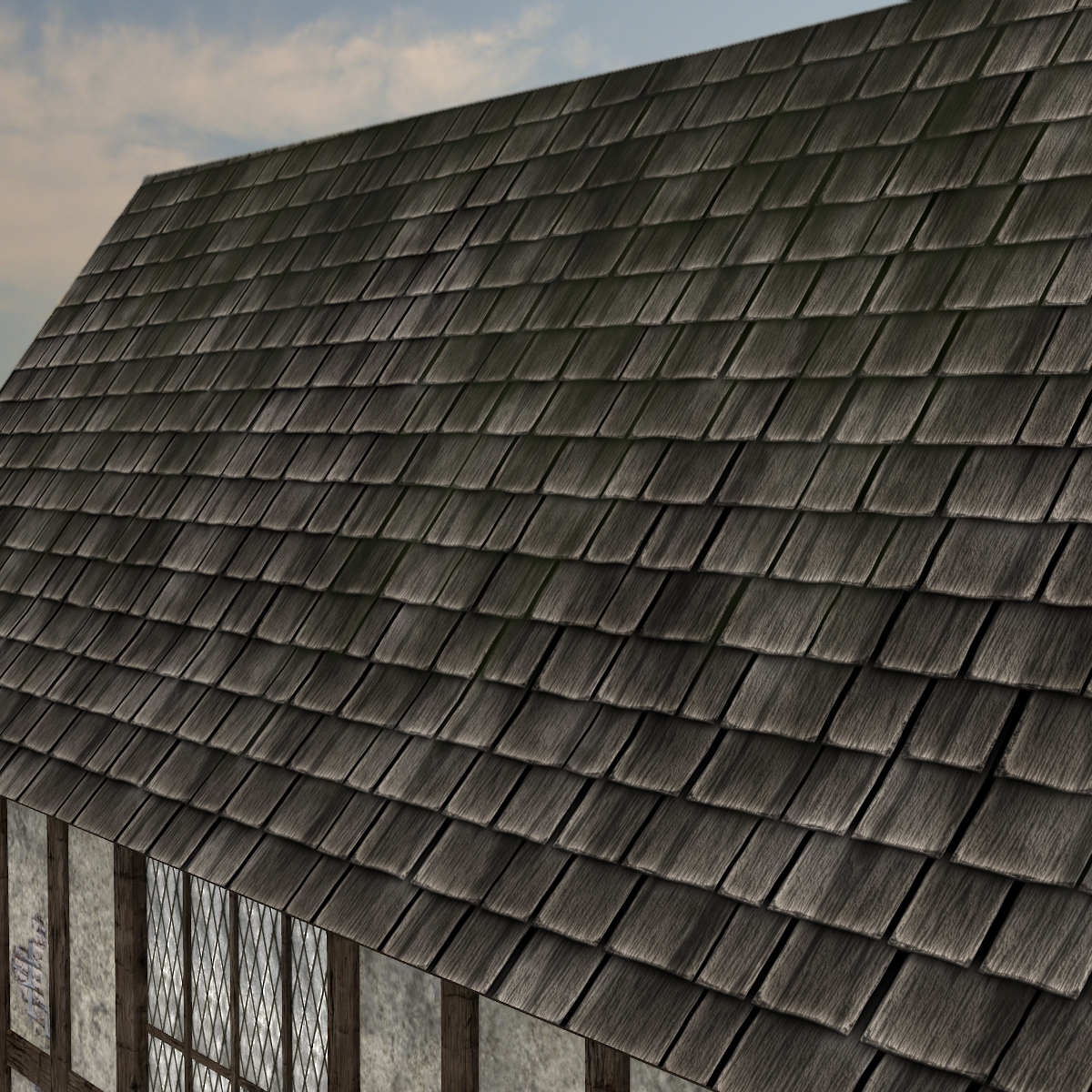 Texture PNG roof shingles old