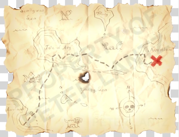 Texture map treasure humorous
