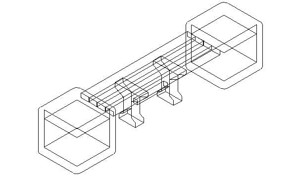 Building Revit Family bench Furniture parametric