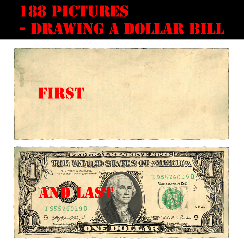 General Photoshop dollar bill draw
