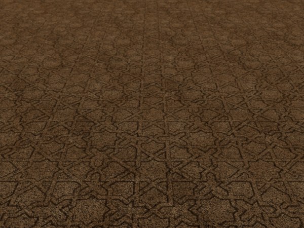 Materials 3ds Max Texture carpet ottoman pattern