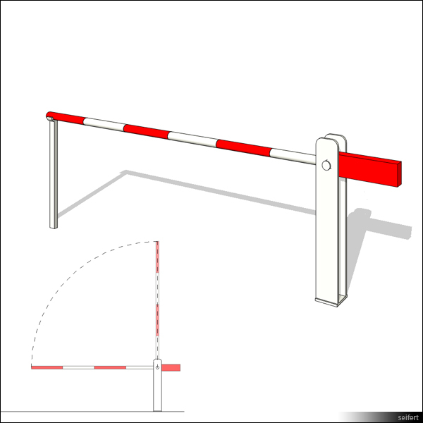 Building Revit Family barrier manual gate