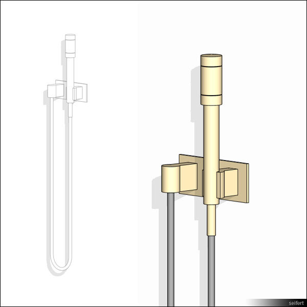 Building Revit Family shower hand wall