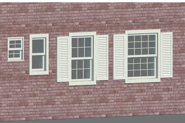 Building Revit Family double hung window