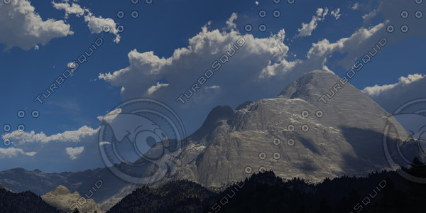 Stock JPEG mountain scenery CG
