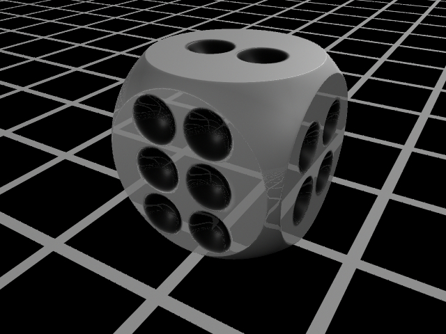 Texture PNG Dice Spherical Smooth