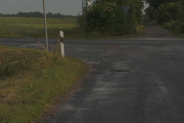 Texture hdr dawn road