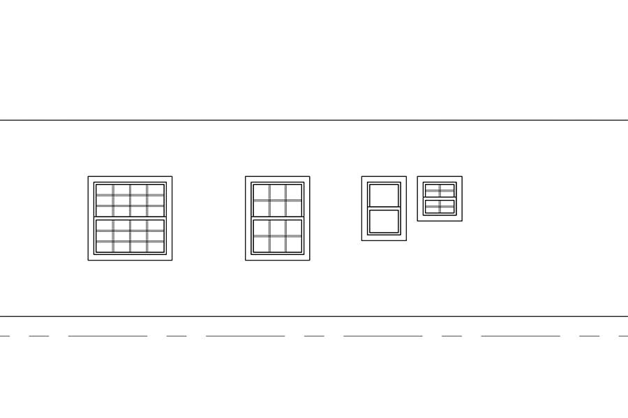 Building Revit Family double hung window