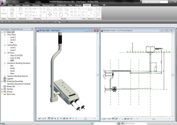 Building Revit Family Madrad D Medical