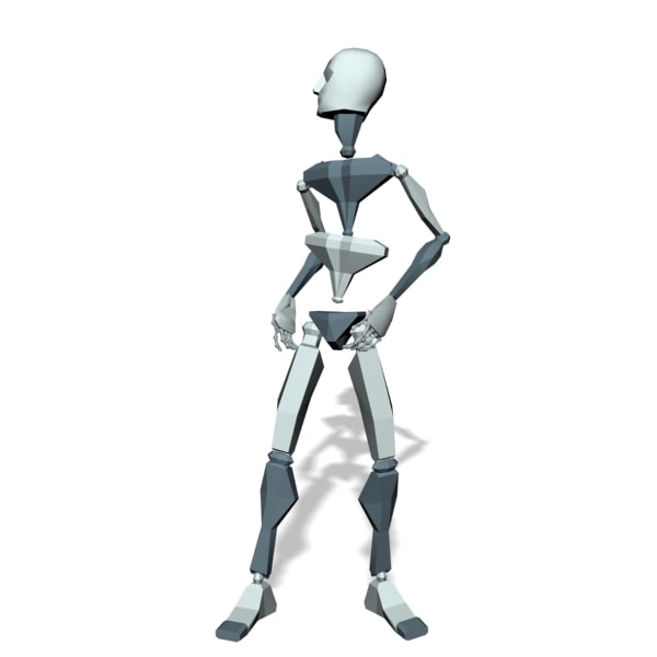 Motion Character Studio Biped stand jacket capture