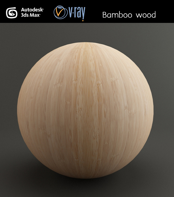 Materials 3ds Max Texture bamboo wood bump