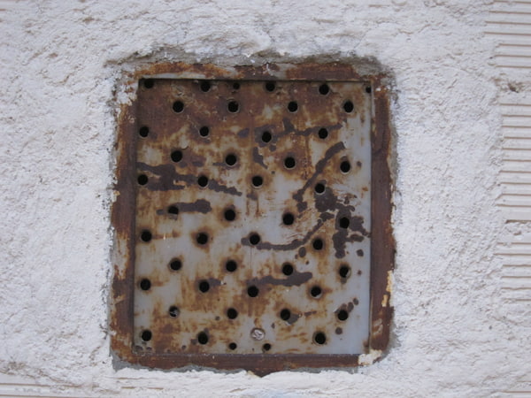 Texture JPEG rusty vent metal