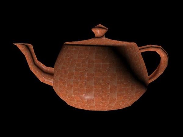 Texture JPEG Teapot Marble